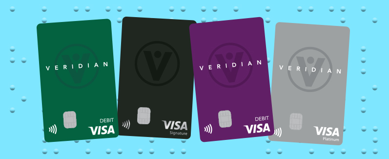 Braille Cards | Visa Debit and Credit Cards | Features | Veridian